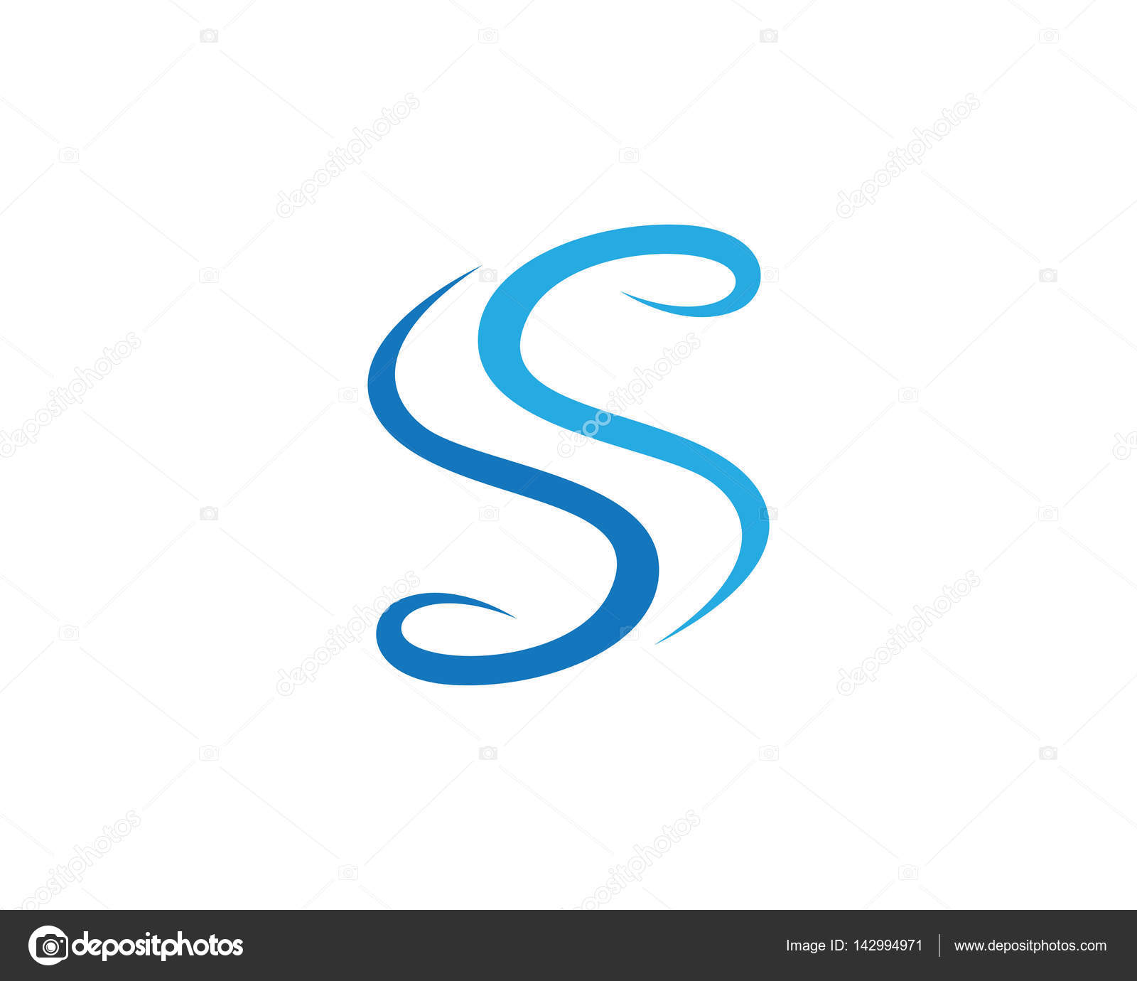 S waters wave logo and symbols Stock Vector Image by ©elaelo #142994971