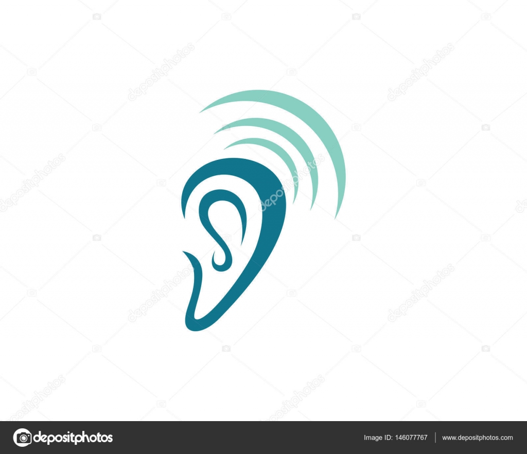 Ear logo health symbol and template vector Stock Vector Image by ...