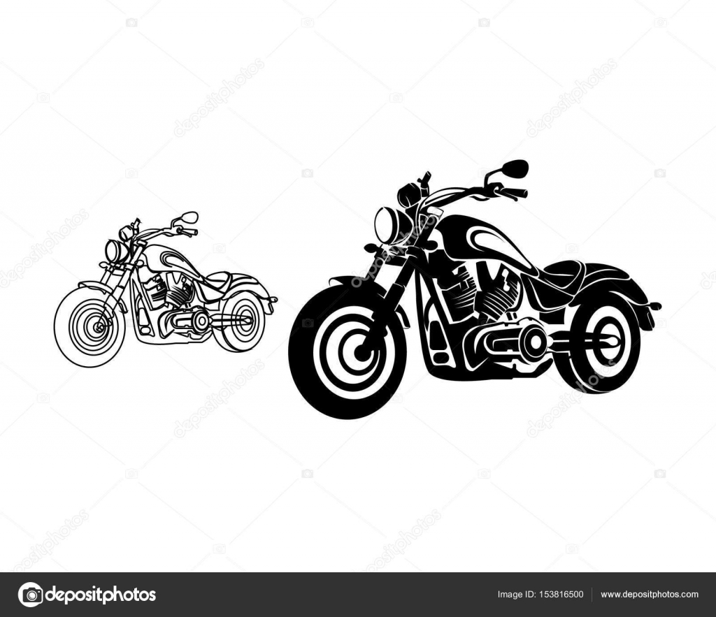 American style motorcycle symbols Stock Vector Image by ©elaelo #153816500