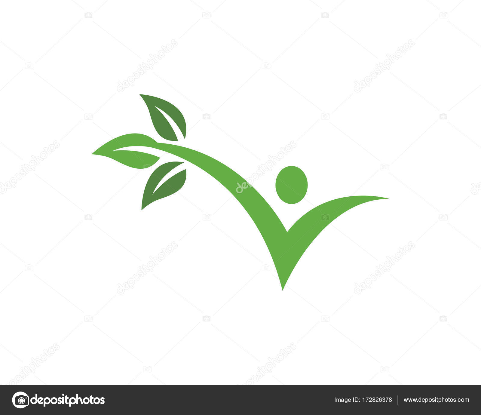 Logotipo de vida saludable Vector de stock #172826378 de ©elaelo