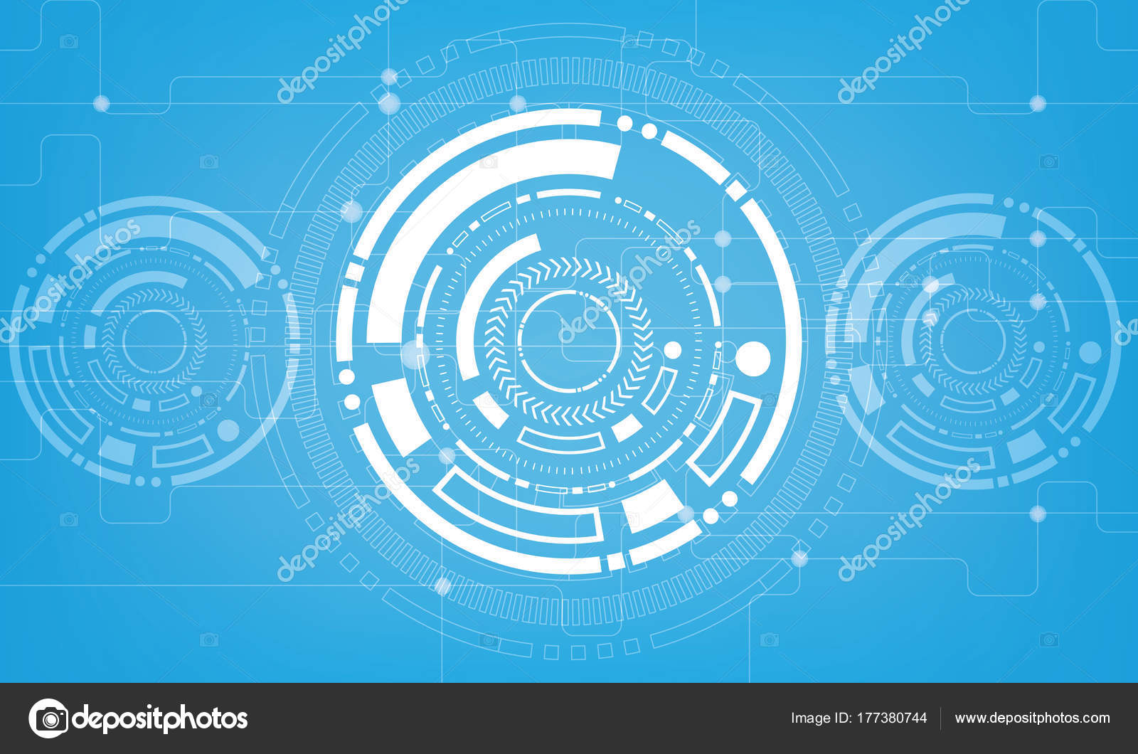 Abstract future digital science technology concept — Stock Vector ...