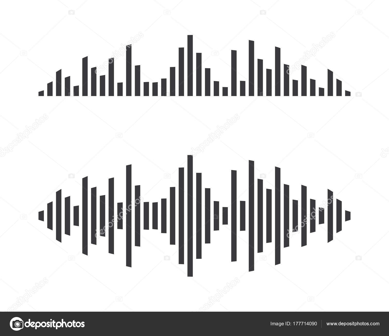 Sound Waves Vector Illustration — Stock Vector © Elaelo 177714090