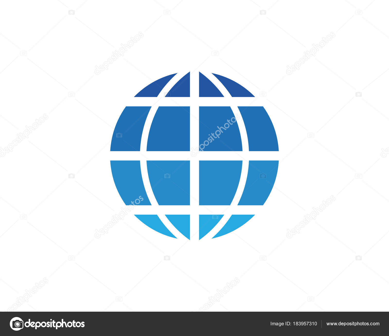 Wire World Logo Template Stock Vector Image by ©elaelo #183957310