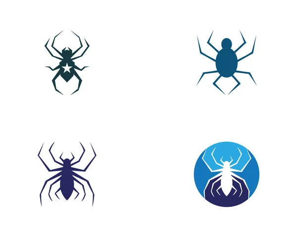 Spider Logo Design Vector Illustration Design Template Stock Vector ...