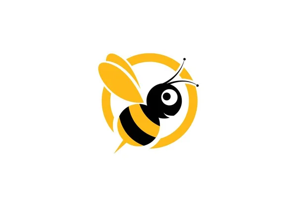 Smiling Bee Logo — Stock Photo © twindesigner #61243693