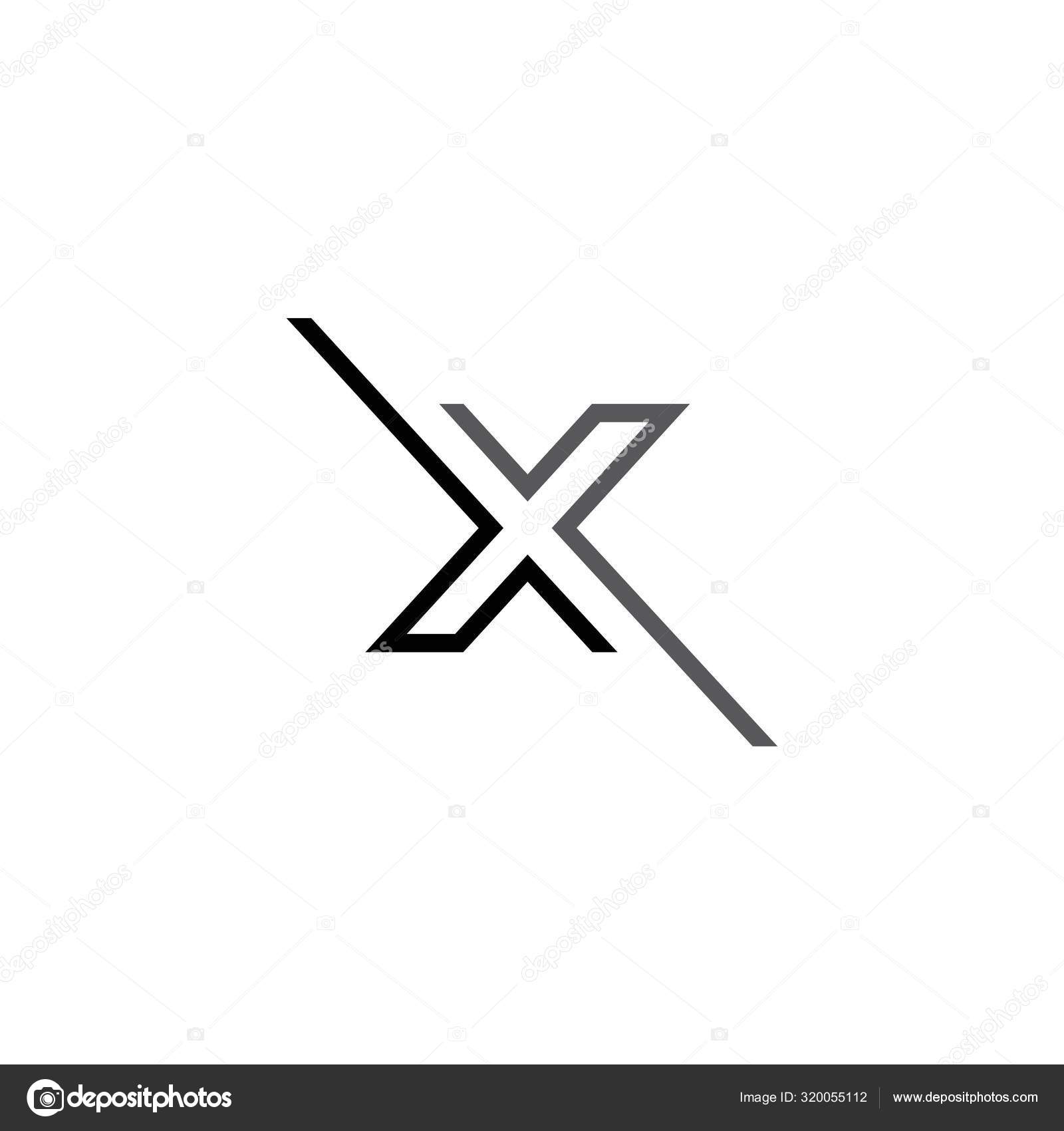 X icon Vector Illustration design Logo Stock Vector by ©elaelo 320055112