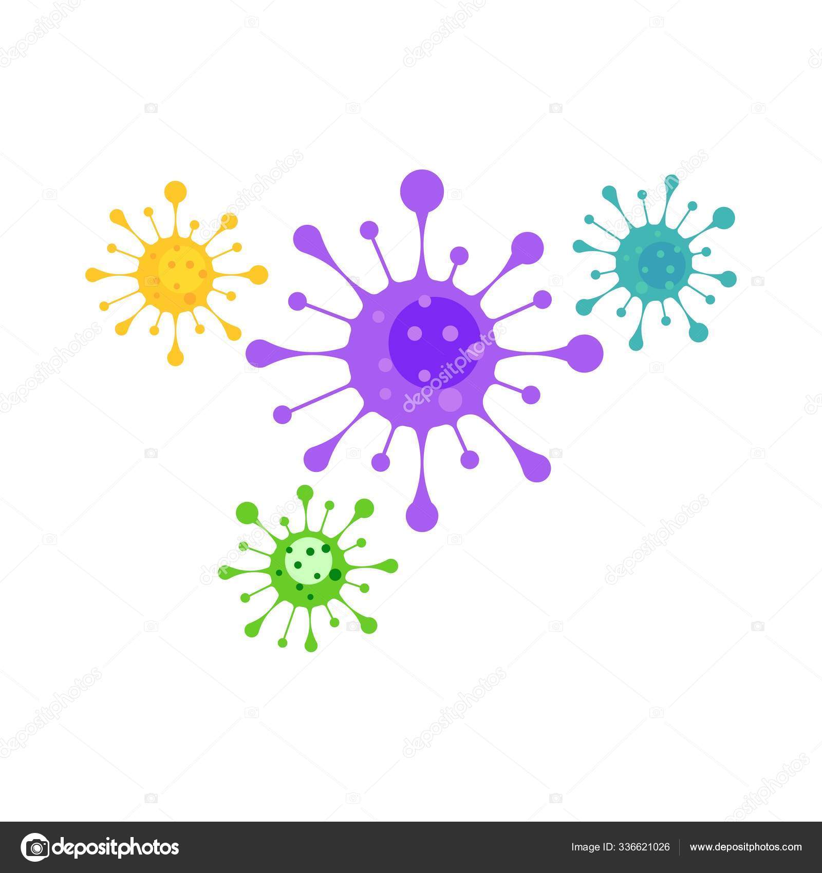 Virus vector illustration icon Stock Vector by ©elaelo 336621026