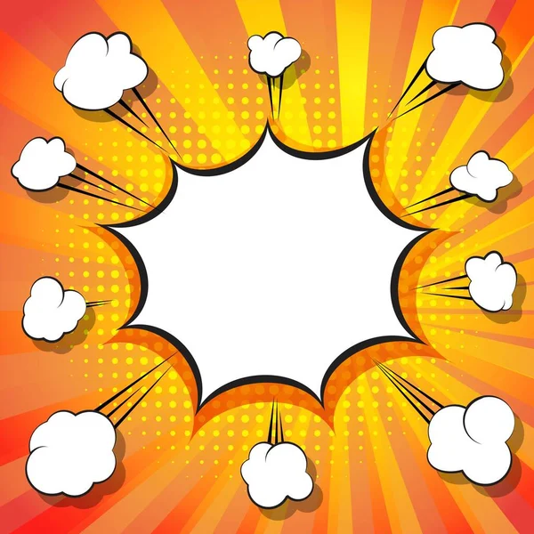 Comic book explosion — Stock Vector © Roman84 #21907123