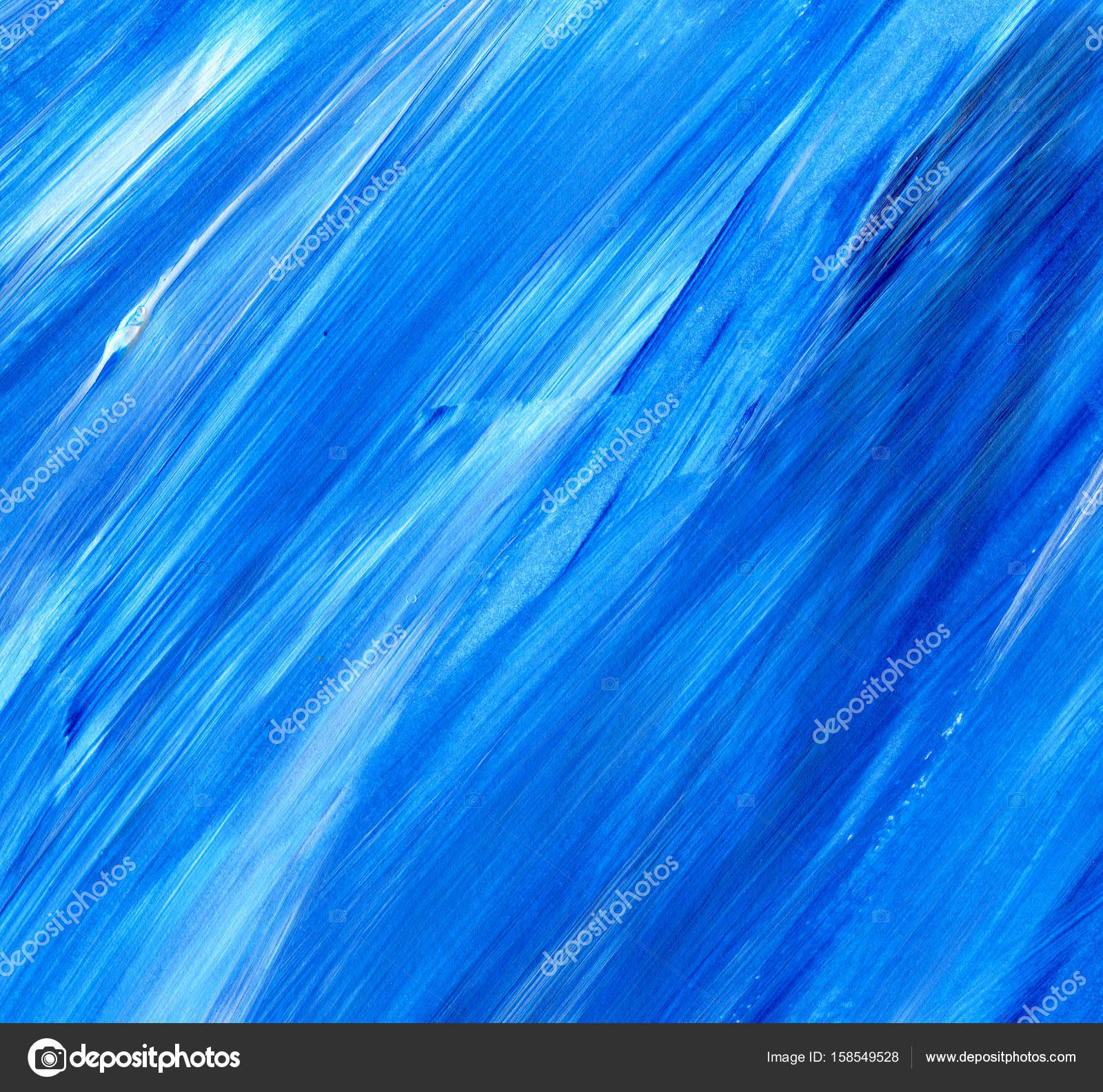 Blue Abstract acrylic texture, background. Brush stroke texture. Stock ...