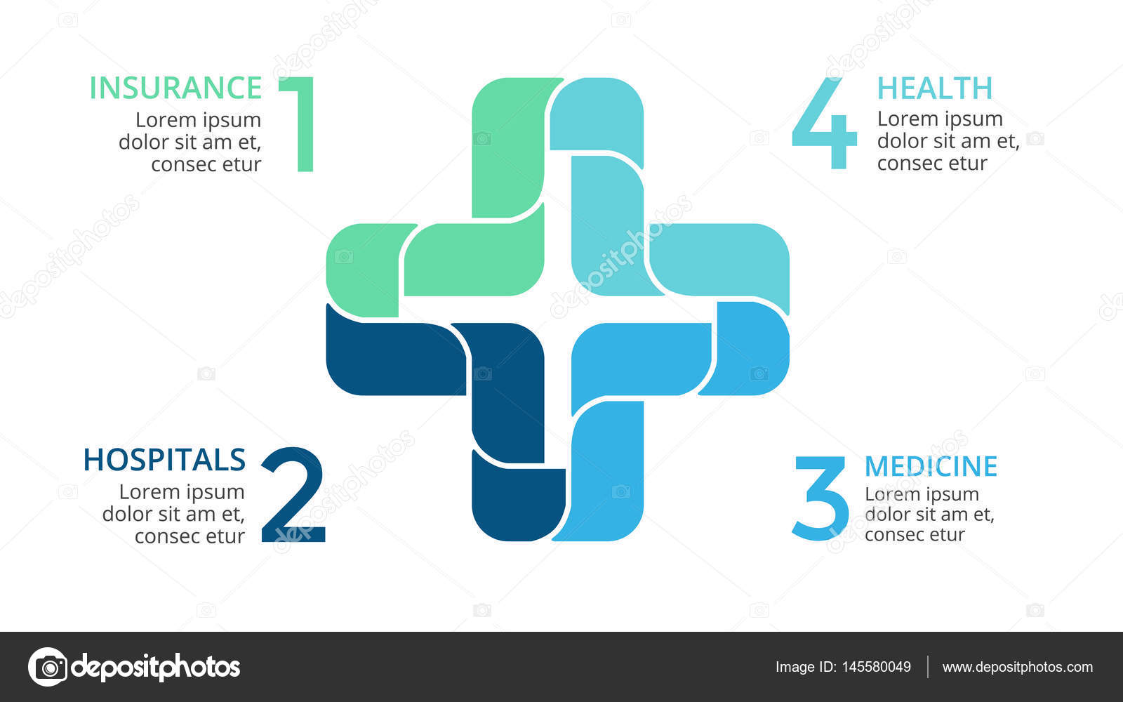 Vector plus infographic, medical diagram, healthcare graph, hospital ...