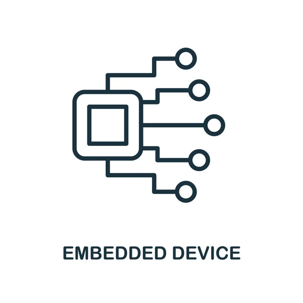 Embedded System icon. Thin line style industry 4.0 icons collection. UI ...