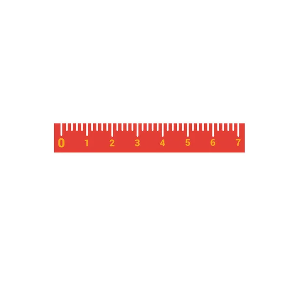 Ruler icon in flat style. Stock Vector Image by ©7romawka7 #119905500