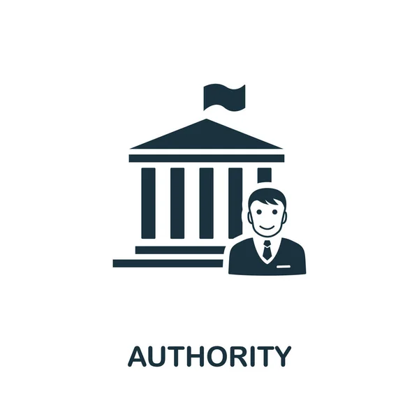 Authority icon set. Four elements in diferent styles from content icons ...
