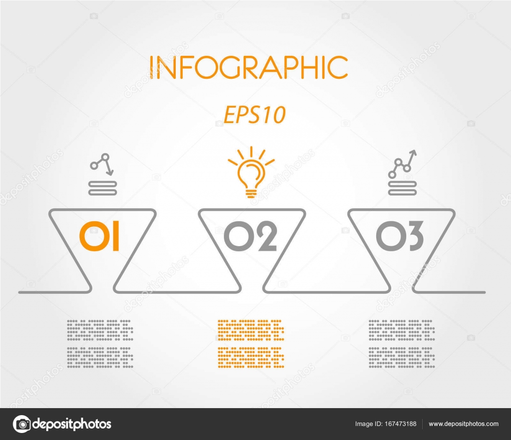 Linear rounded infographic triangles Stock Vector by ©mdesignstudio ...