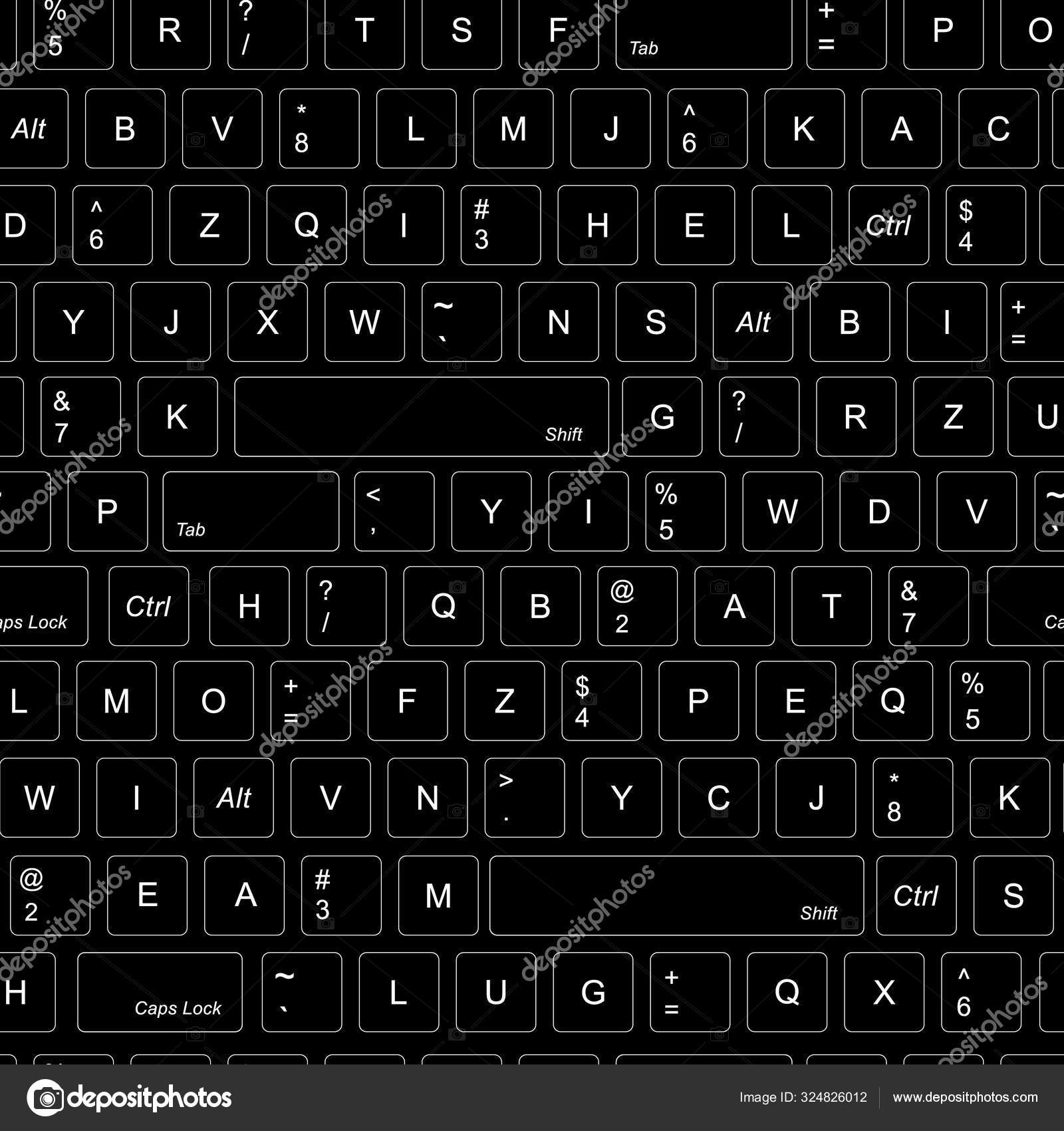 Computer Keyboard Texture