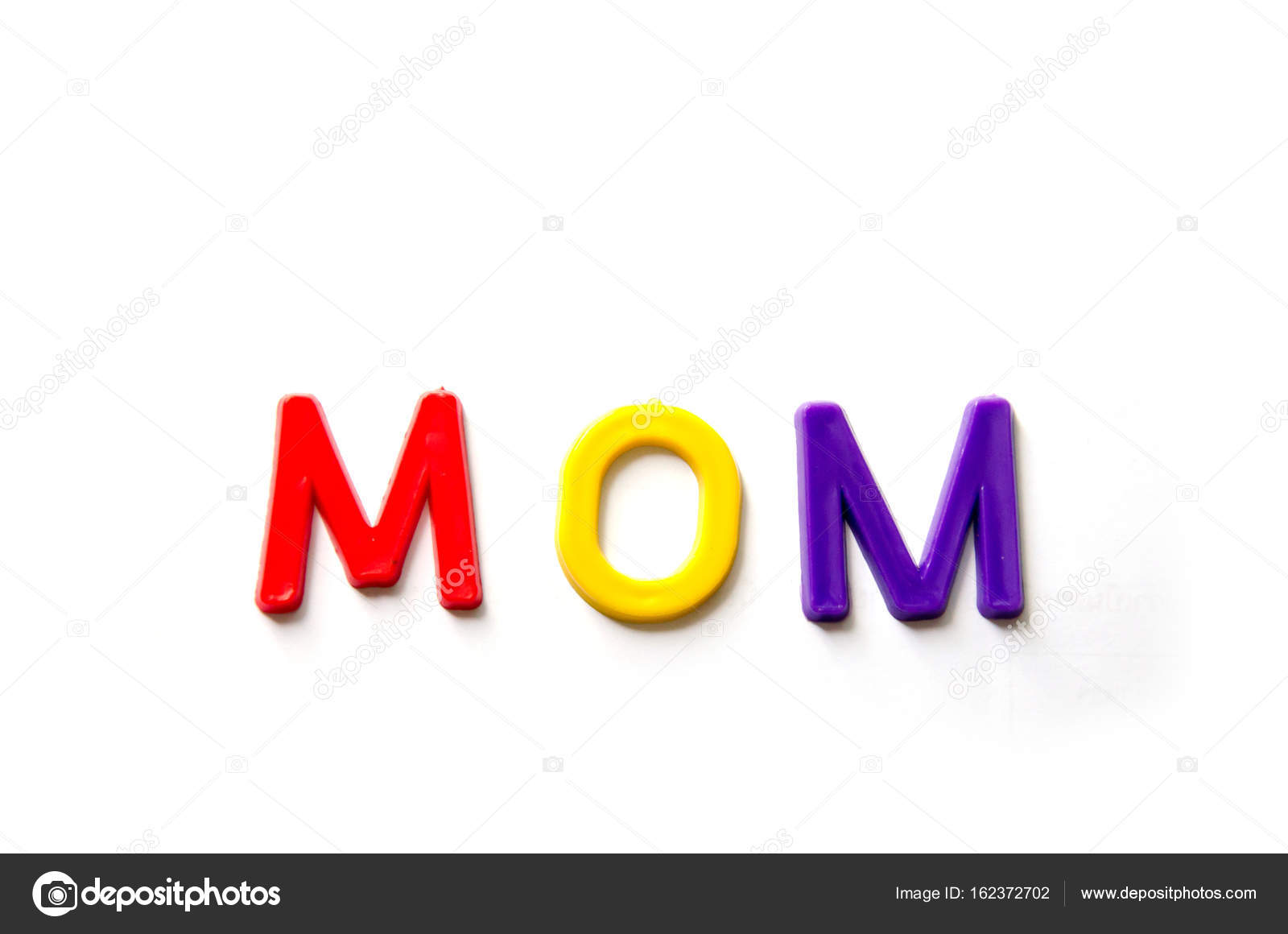 Plastic text mom — Stock Photo © aoo8449 #162372702