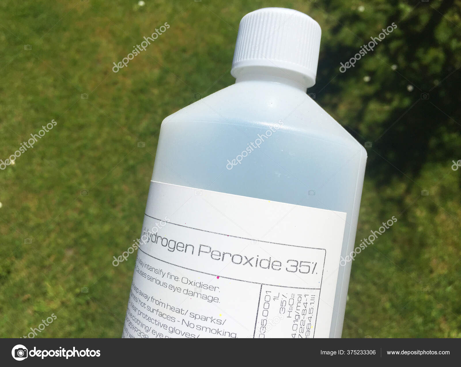Hydrogen Peroxide Bottle