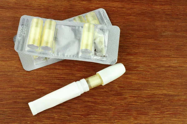 Cigarette Nicotine Replacement Inhaler Stock Photo by ©philkinsey 138411752