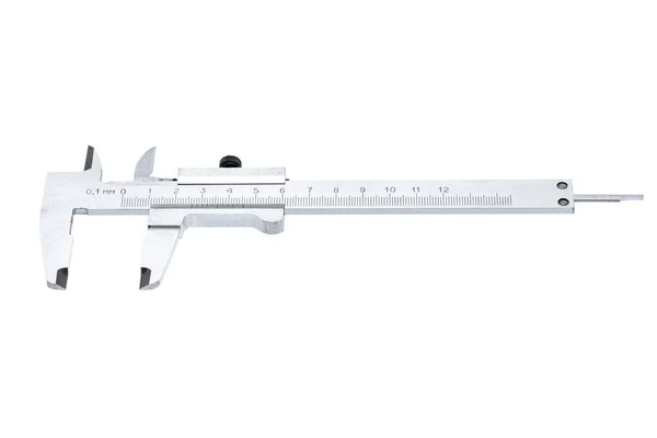 Metal calipers standing horizontally. 3D rendering — Stock Photo ...