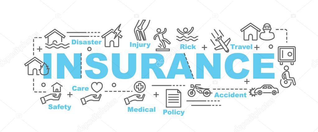 Insurance vector banner Stock Vector Image by ©tulpahn #130333166