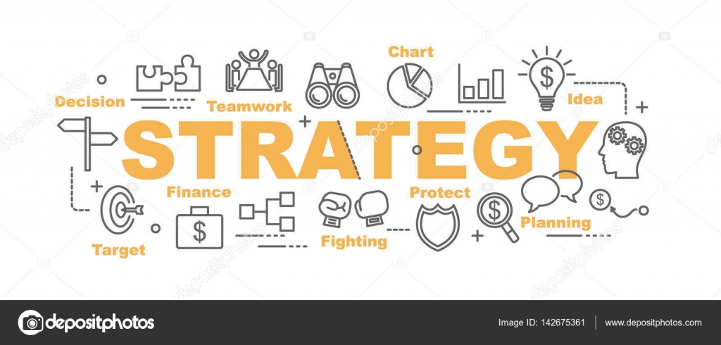 Strategy vector banner Stock Vector Image by ©tulpahn #142675361