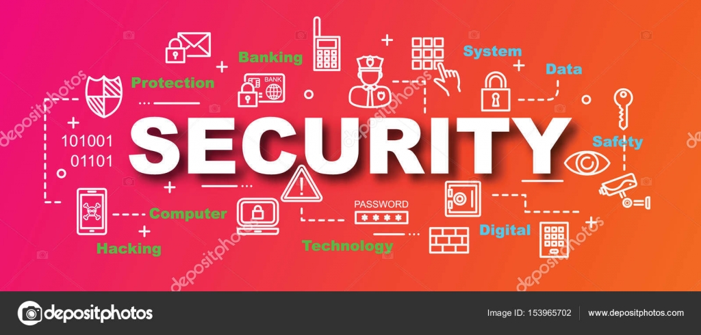 Security vector trendy banner Stock Vector Image by ©tulpahn #153965702