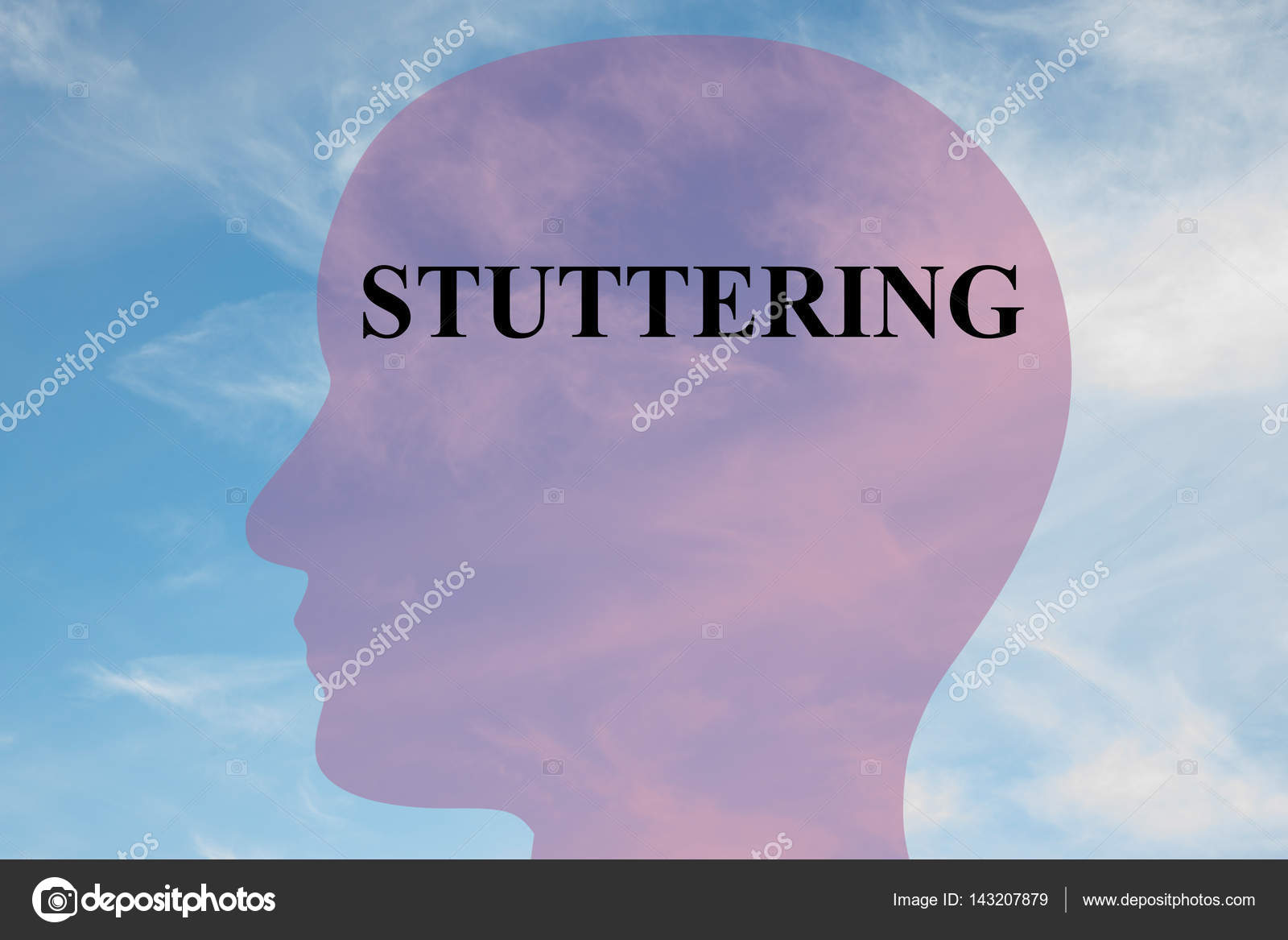 Stuttering - speech disorder Stock Photo by ©Premium_shots 143207879