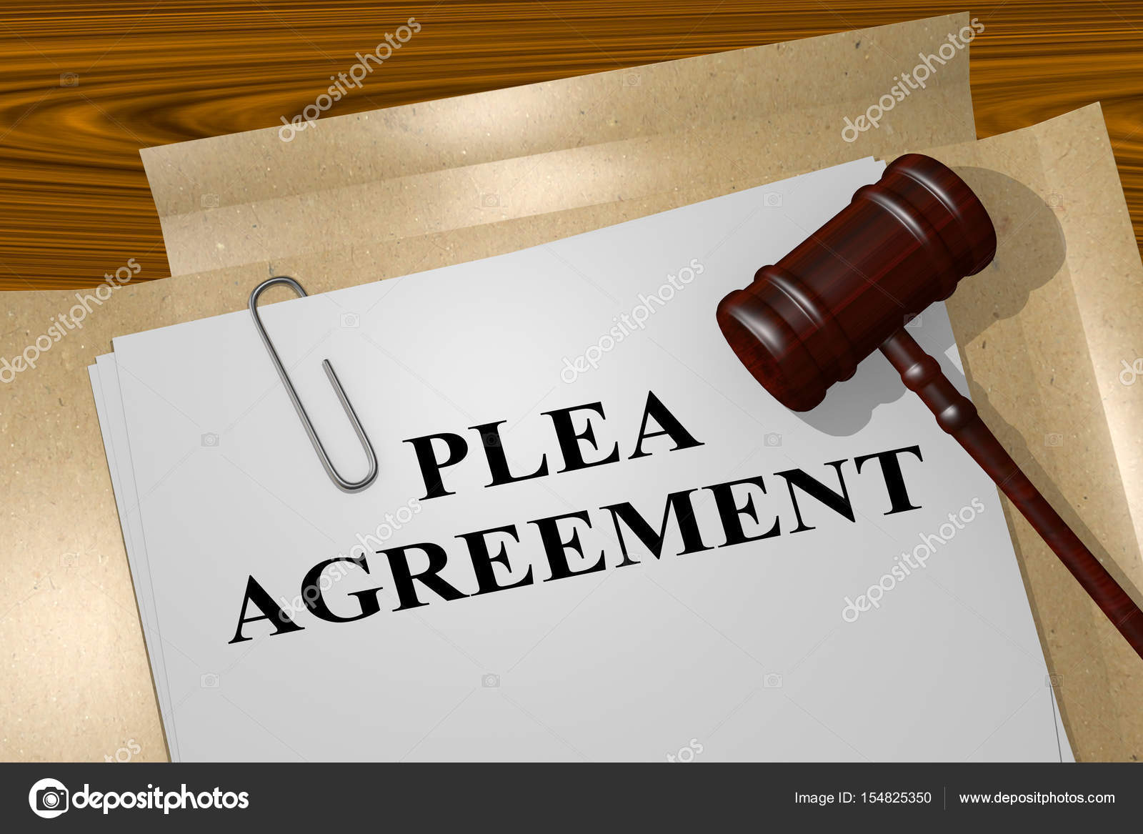 Plea Agreement concept Stock Photo by ©Premium_shots 154825350