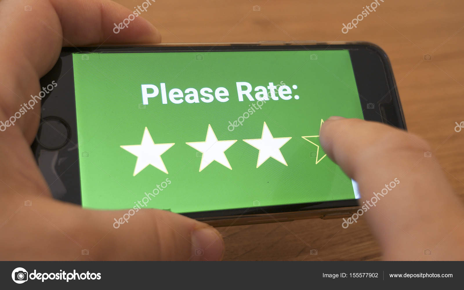 Rating in mobile app concept Stock Photo by ©Premium_shots 155577902