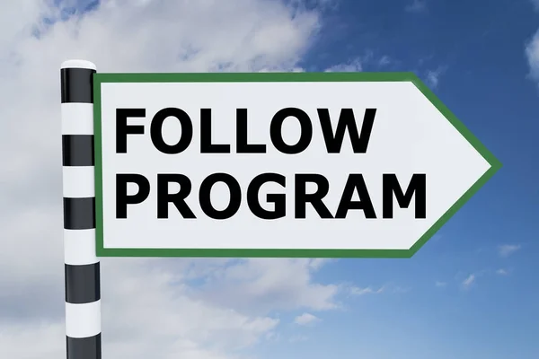 Follow Program concept - Stock Image - Everypixel