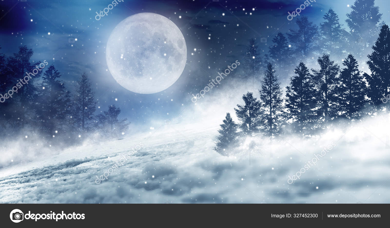 Dark Snowy Backgrounds