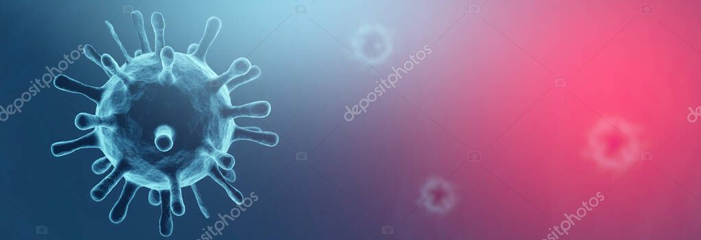 Covid-19, fondo de abstracción con elementos del virus. La epidemia de ...