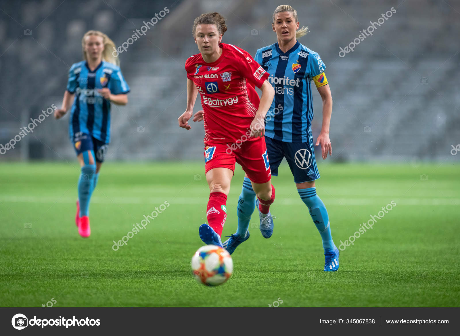 Friendly soccer game between Djurgarden IF and Linkoping FC at T ...