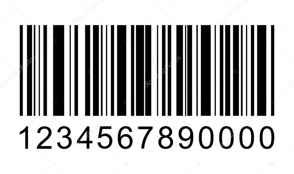 Icono de vector de código de barras. Código de barras para web, diseño ...