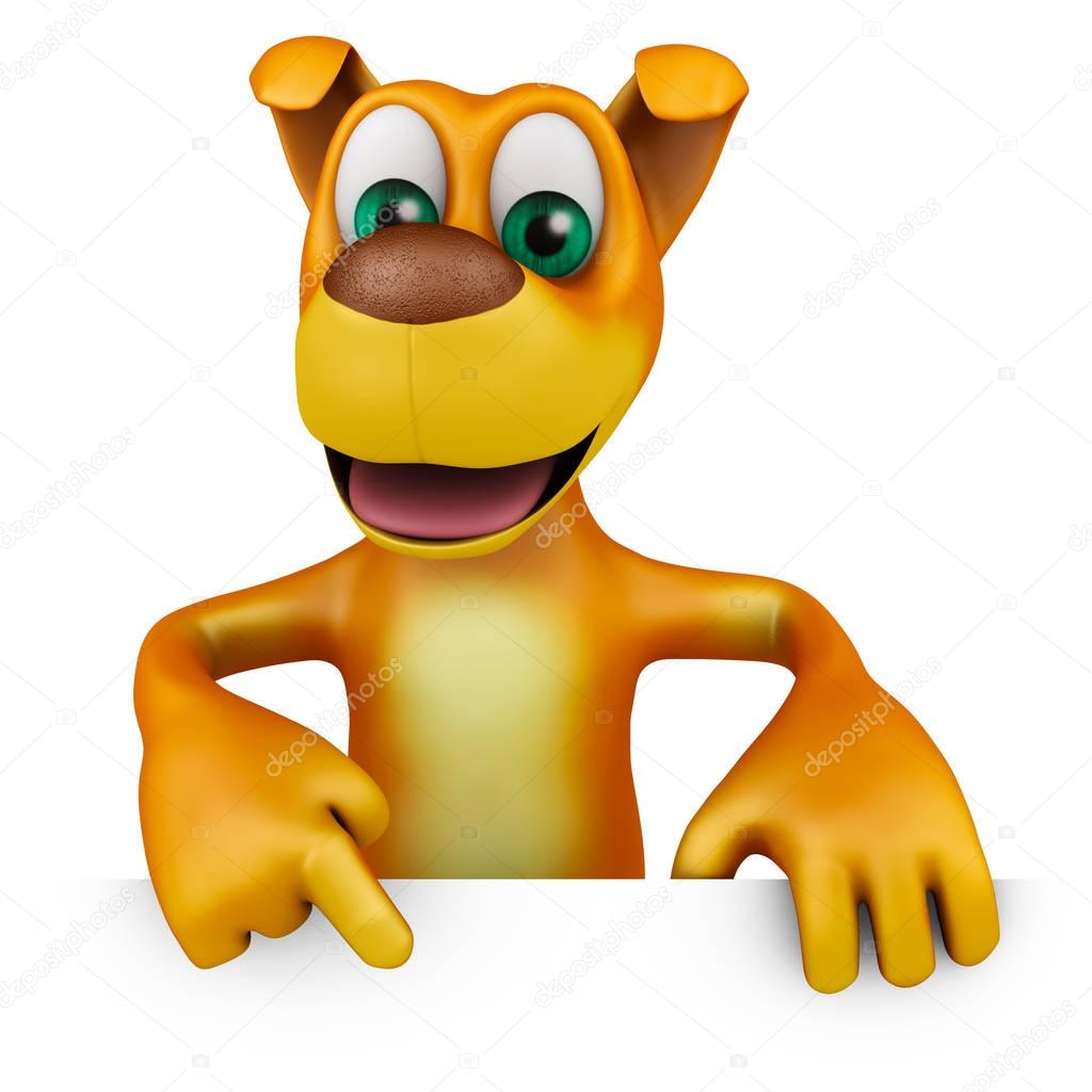 perro está apuntando hacia abajo 2023