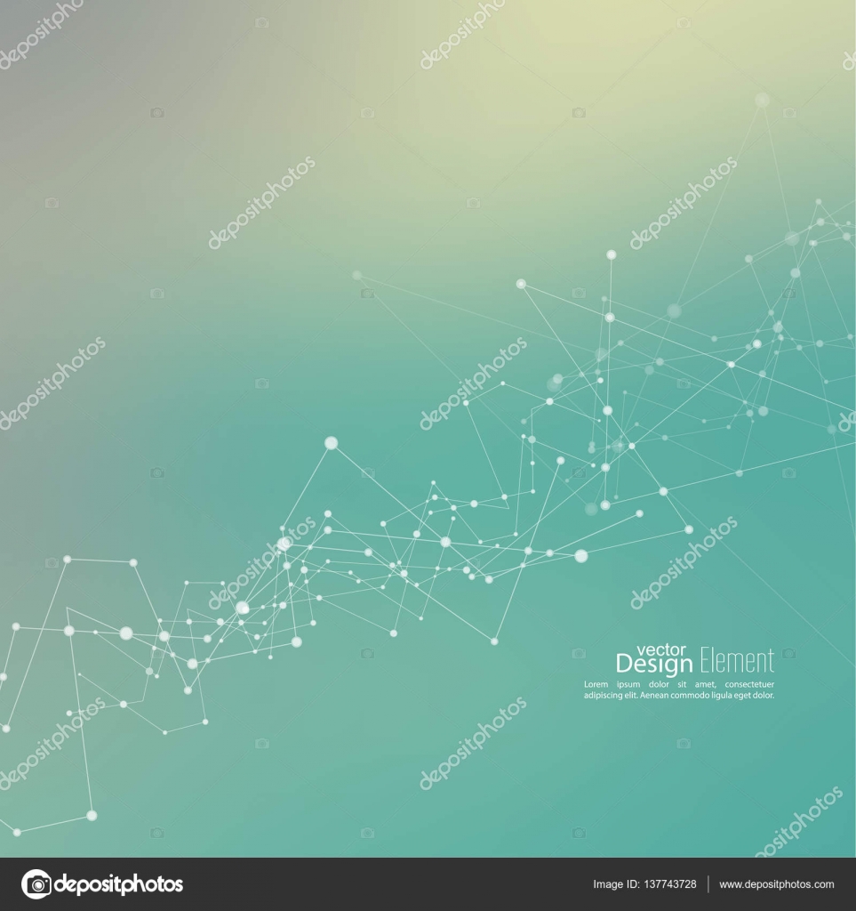 Virtual abstract background — Stock Vector © sumkinn #137743728