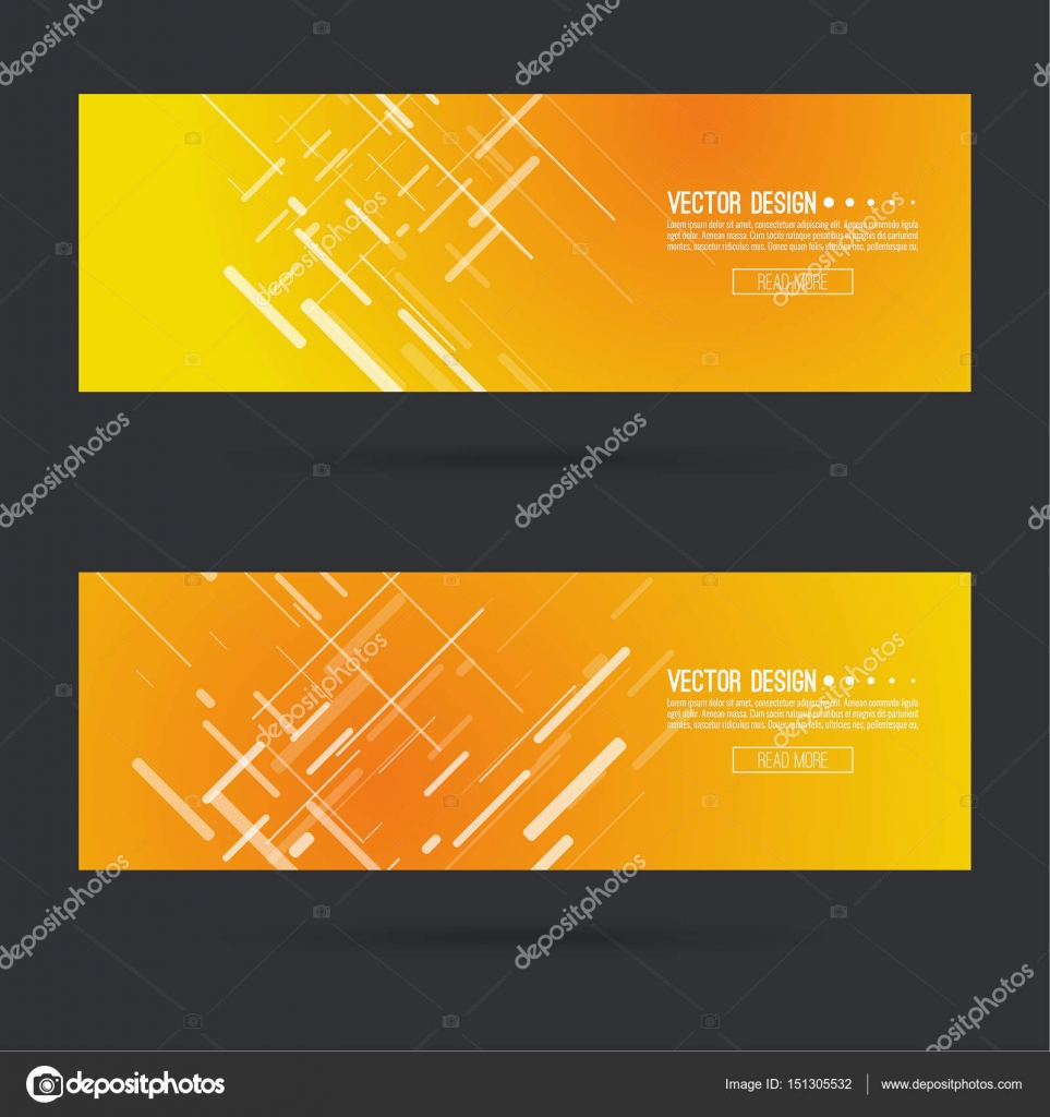 Abstract gold header. Stock Vector by ©sumkinn 151305532