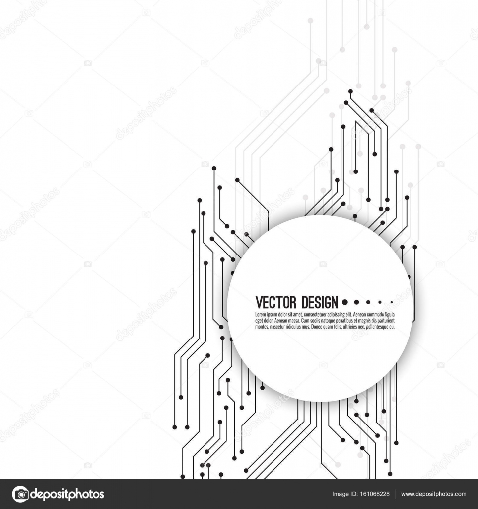Vector electronic motherboard. Stock Vector Image by ©sumkinn #161068228