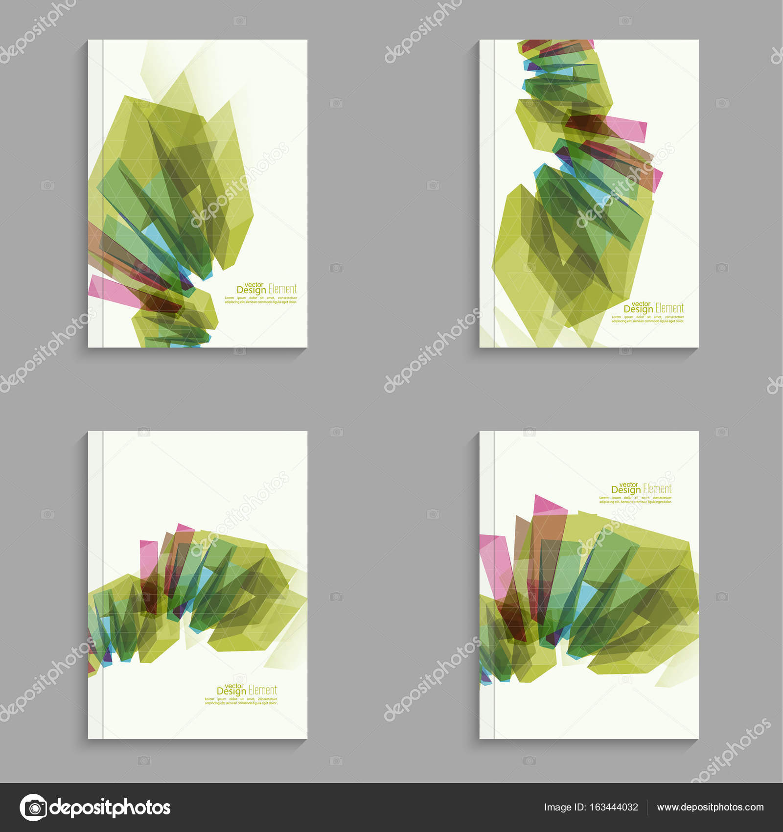 Magazine Cover with colored crystals Stock Vector Image by ©sumkinn ...