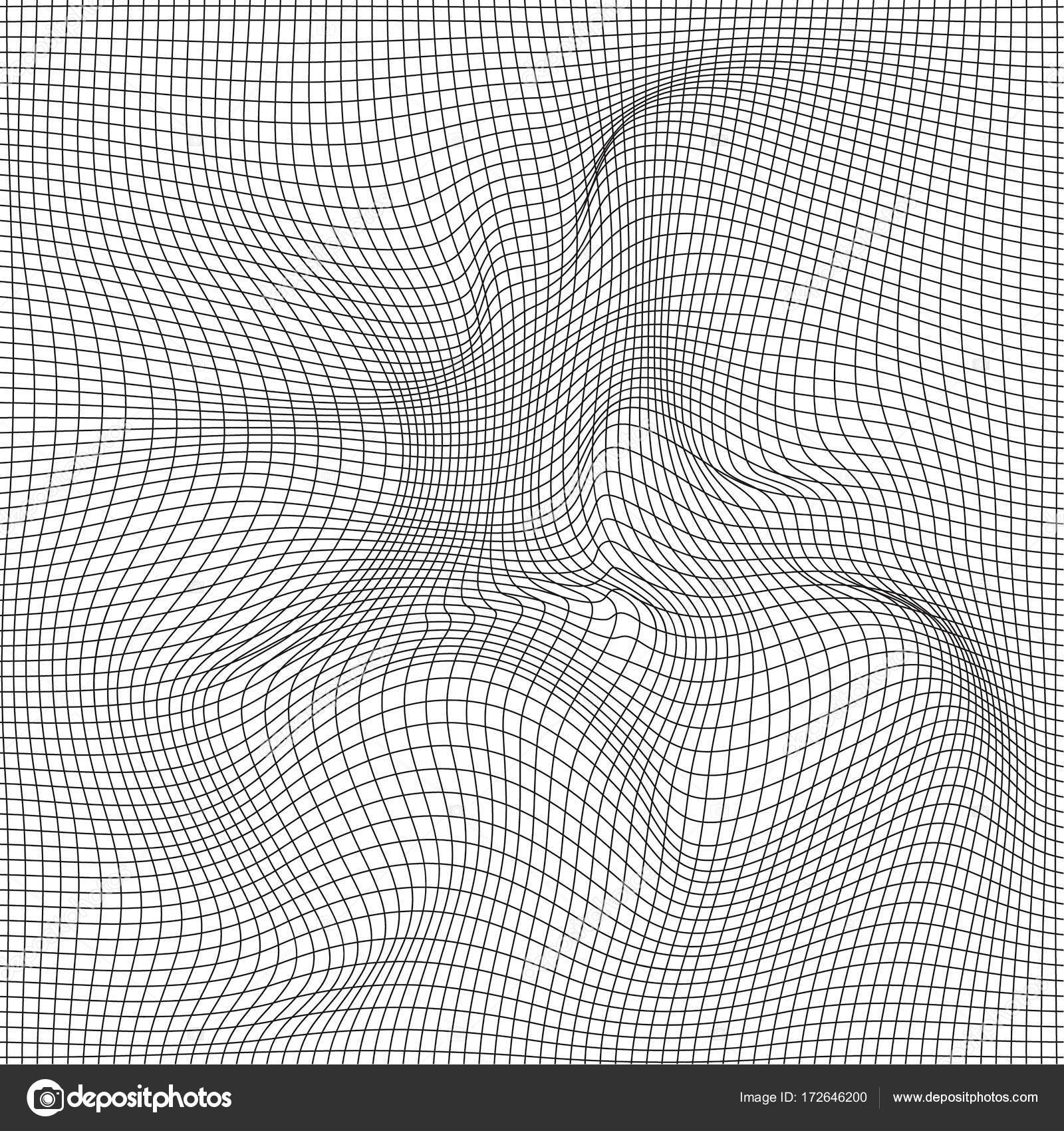 Distorted wave monochrome texture. Stock Vector Image by ©sumkinn ...