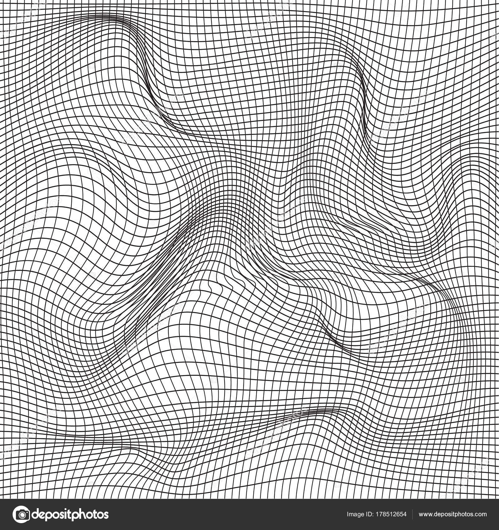 Distorted wave monochrome texture. Stock Vector Image by ©sumkinn ...