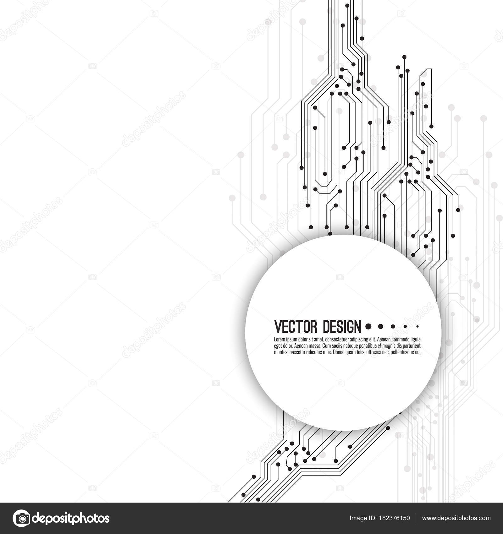 Vector electronic motherboard. Stock Vector by ©sumkinn 182376150