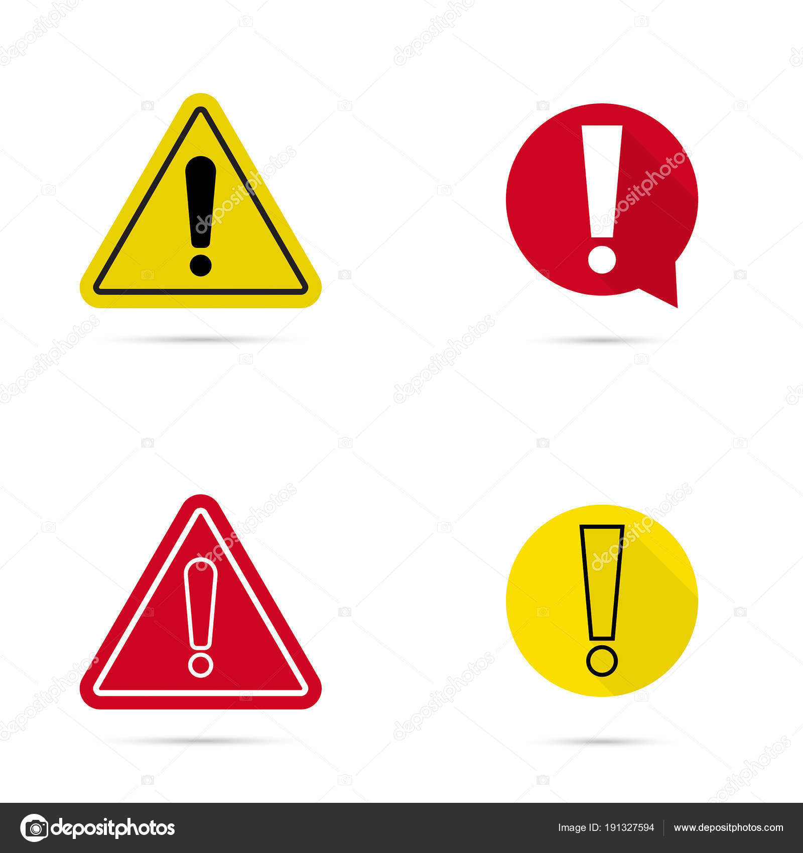 Image vectorielle Icône de point d'exclamation. par ©sumkinn - 191327594