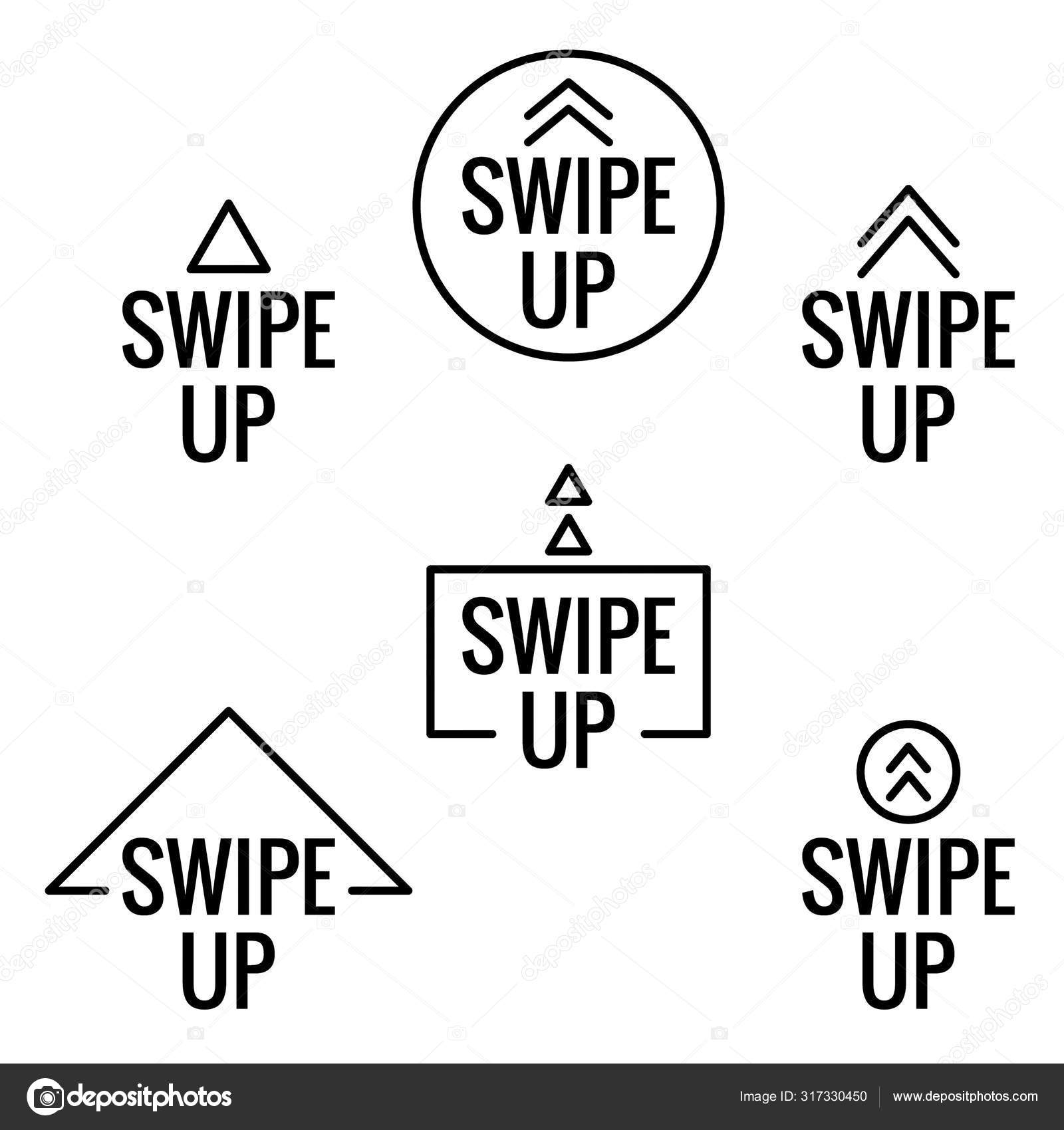 Swipe up icon Stock Vector by ©sumkinn 317330450