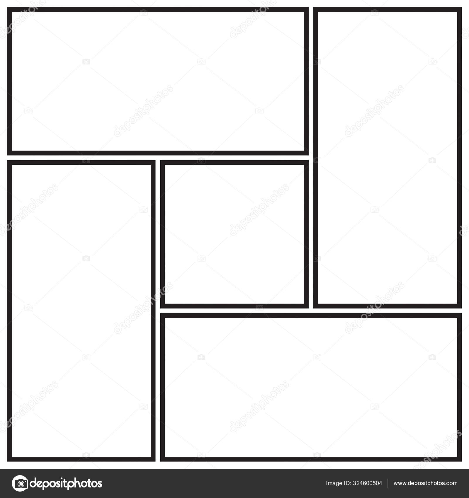 Fotoğraf kolajı şablonları. ©sumkinn 324600504'e ait Stok Vektör