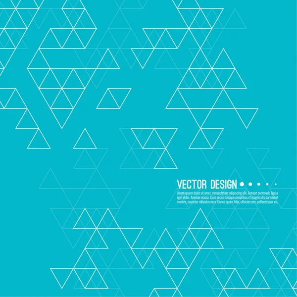 Creative abstract triangle pattern. Polygonal background. Hipst Stock ...