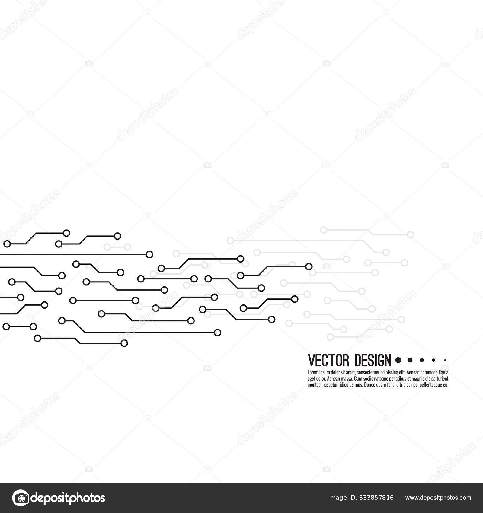 Vector electronic motherboard illustration. Stock Vector by ©sumkinn ...