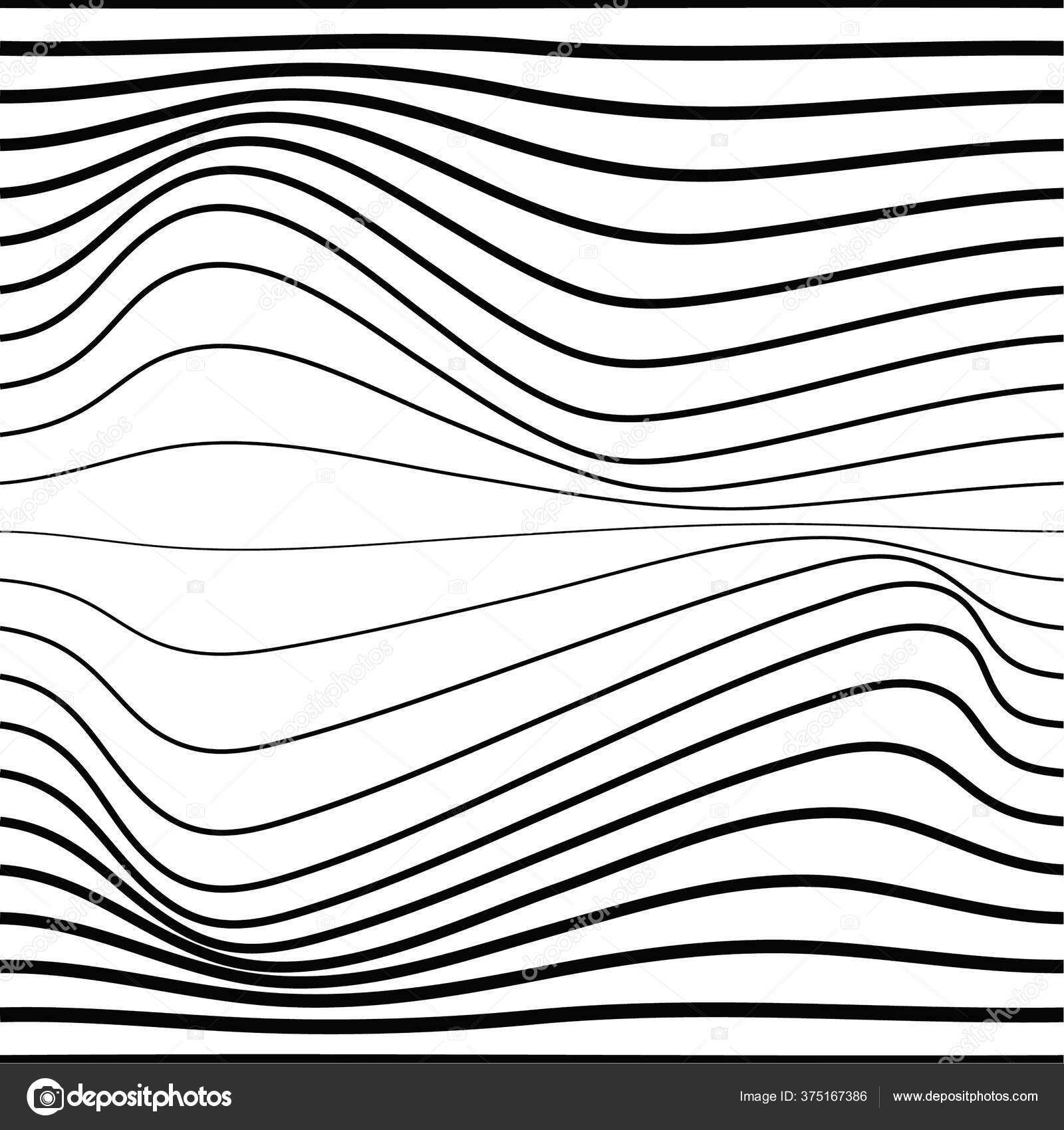 Distorted wave monochrome texture. Stock Vector Image by ©sumkinn ...
