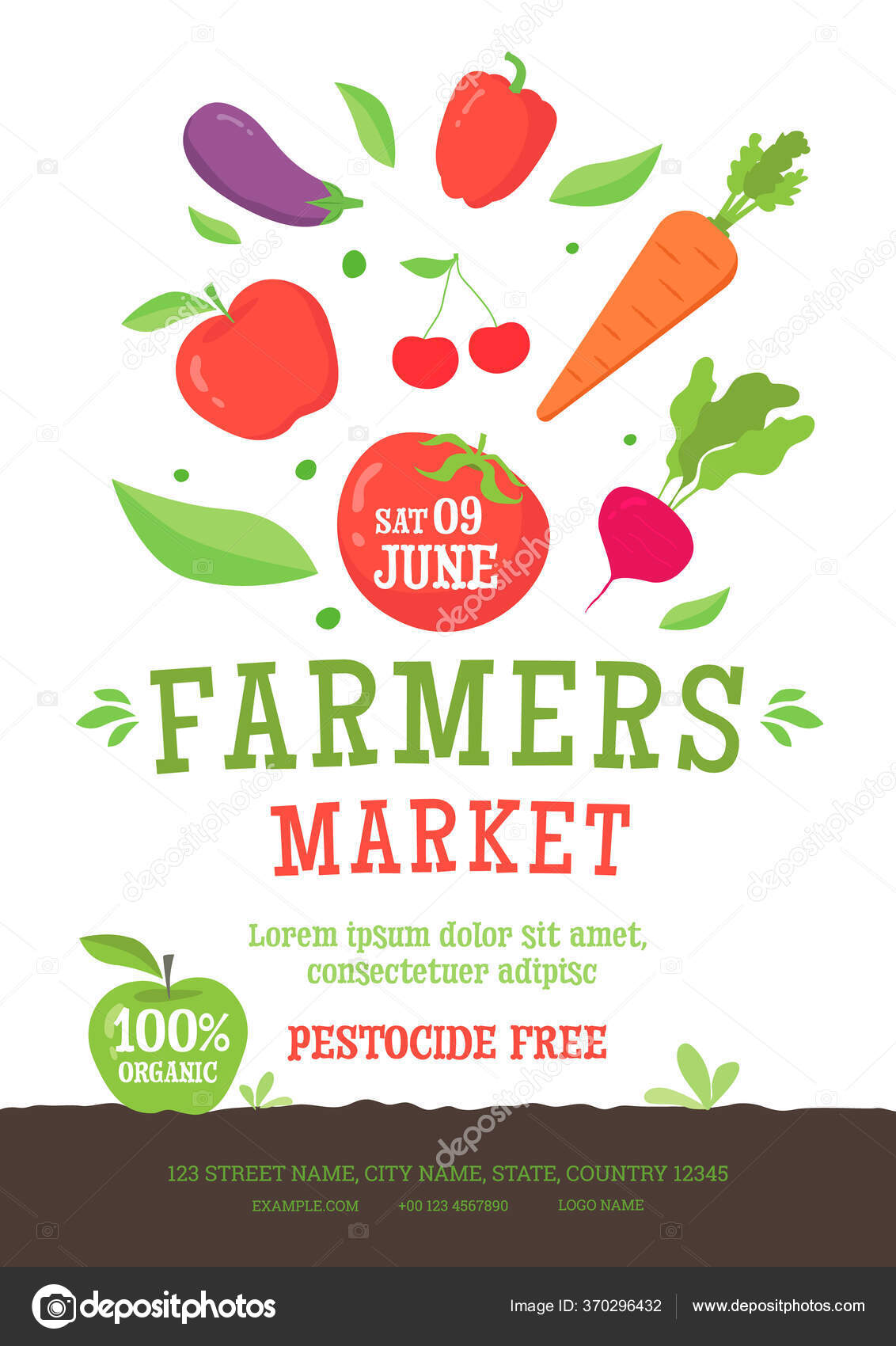 Farmers Market Flyer Template