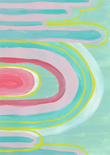 Acrylic pattern design. Painting. Art - Stock Image - Everypixel